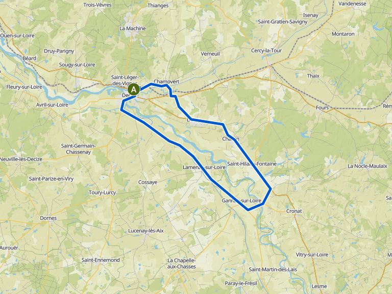 Riviéres & canaux — boucle dans la La réserve naturelle régionale Loire ...